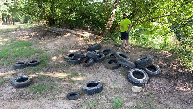 Tires removed from the river | The Charlotte Gazette